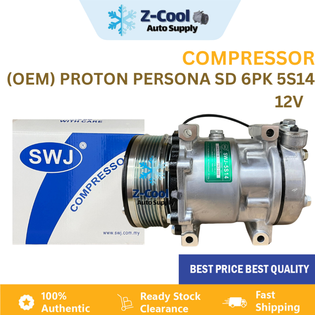 Compressor Aircond Car 5S14 6PK 12V Proton Persona ( First Model ...