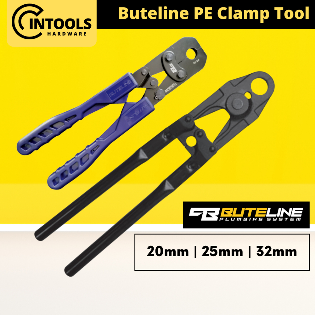 BUTELINE PE Cold Water System Clamp Tool Pipe 20mm 25mm 32mm SIRIM ...