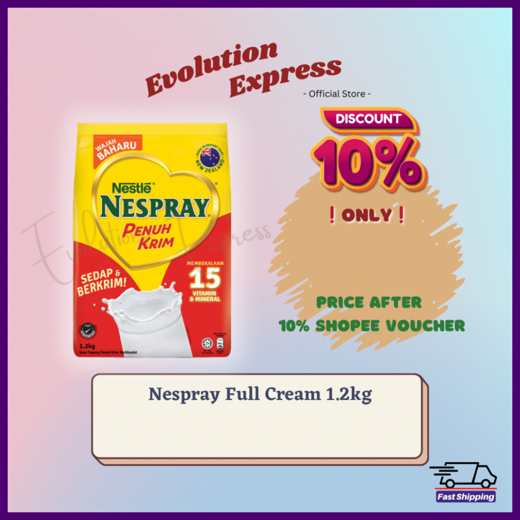 Nestle Nespray Full Cream Milk Powder ( 450g/1.2kg/700g) Exp 31/10/2025 ...