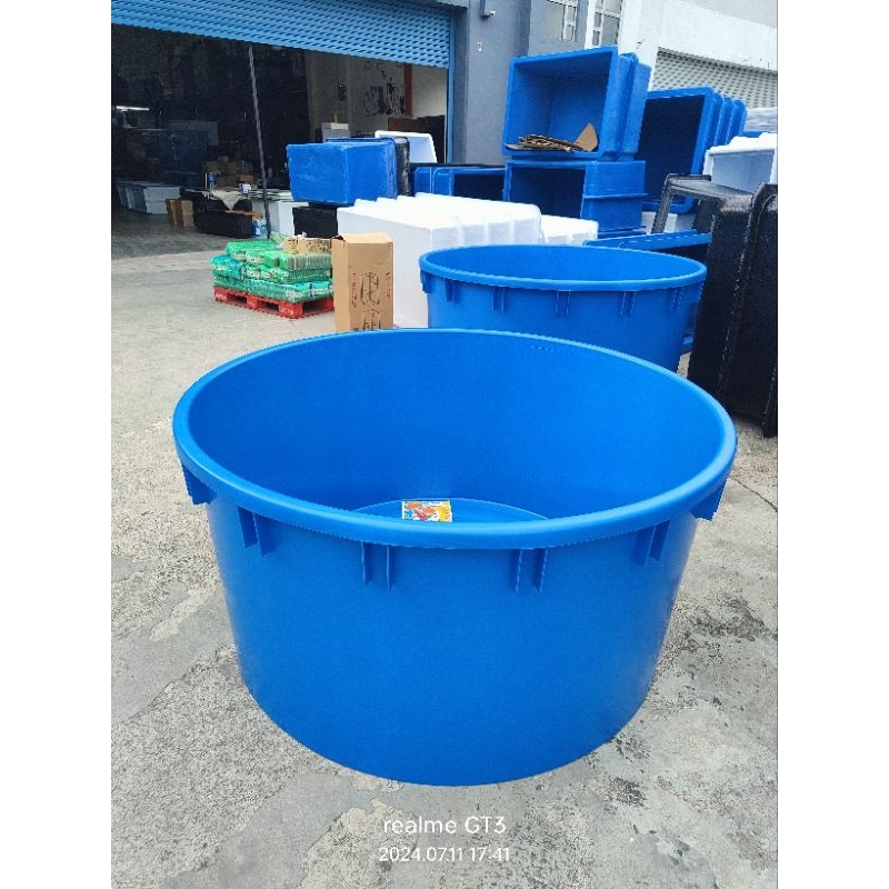 Plastic Round Tank/ Tangki Ikan Bulat Plastik 1200L | Shopee Malaysia