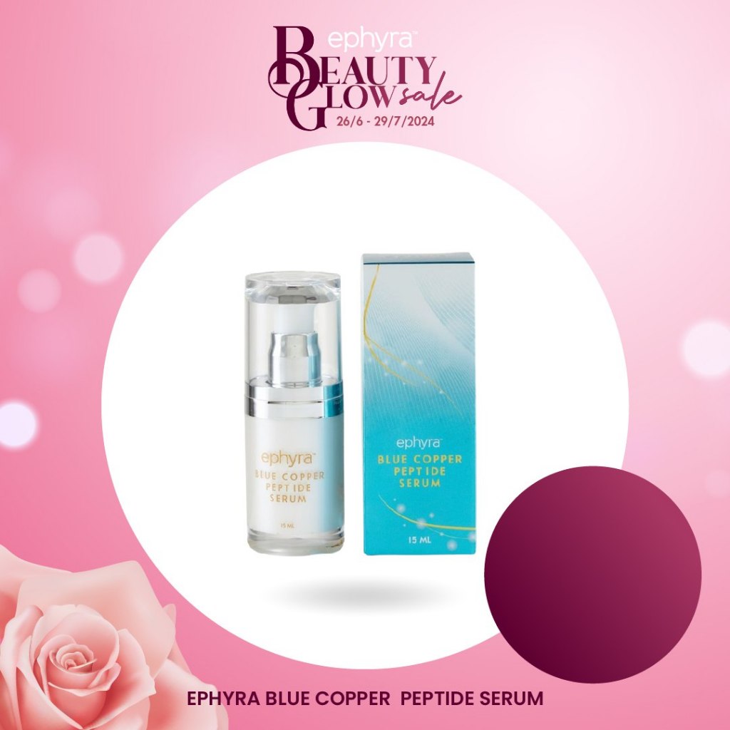 EPHYRA BLUE COPPER PEPTIDE SERUM (15 ml) NEW PACKAGING 2024 | Shopee ...