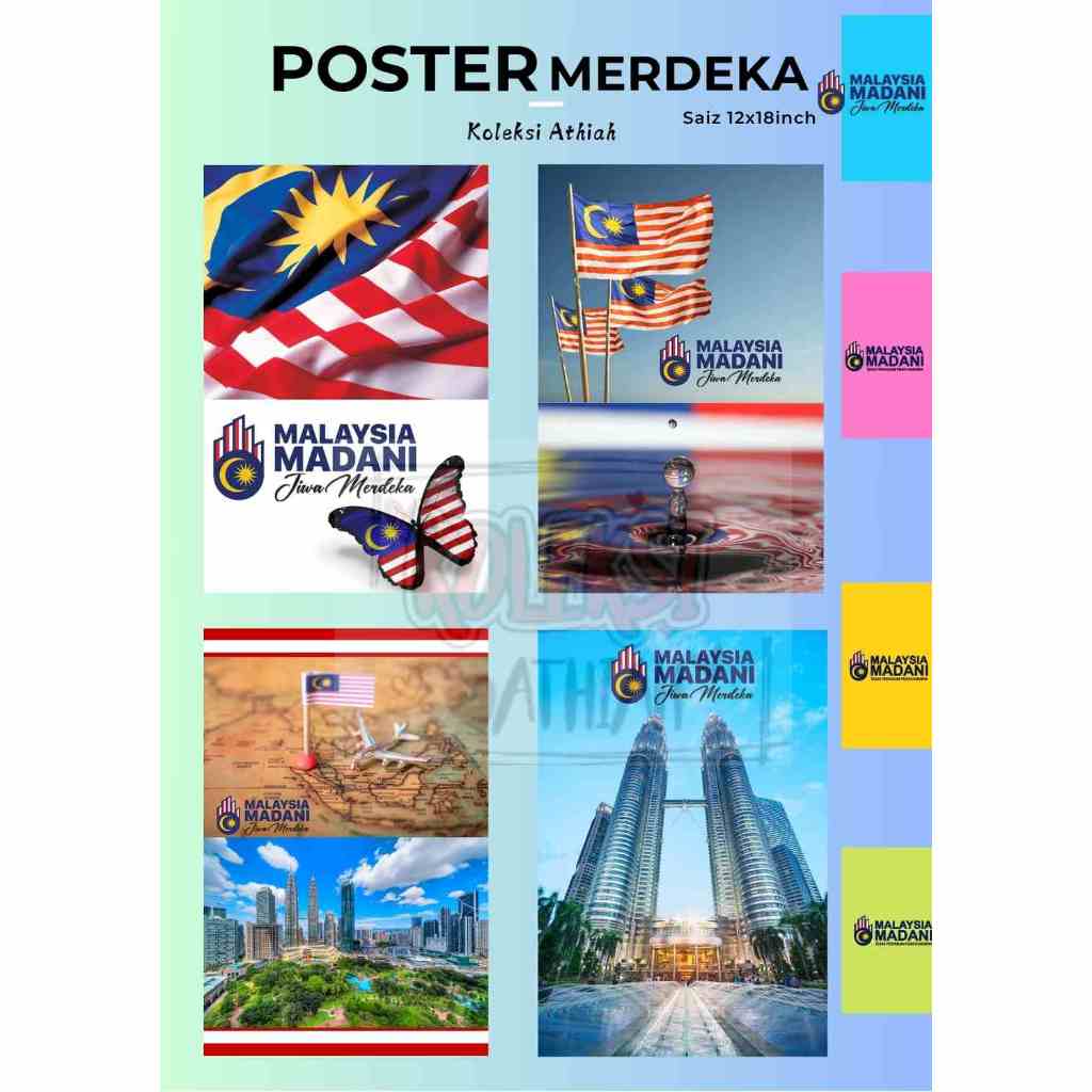 Banner Poster Merdeka - Koleksi Athiah | Shopee Malaysia