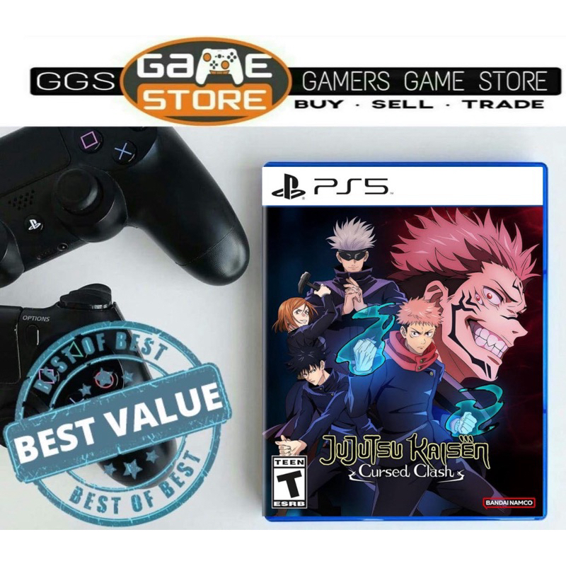 JUJUTSU KAISEN CURSED CLASH PS5 GAME ORIGINAL PHYSICAL DISK SECOND HAND ...