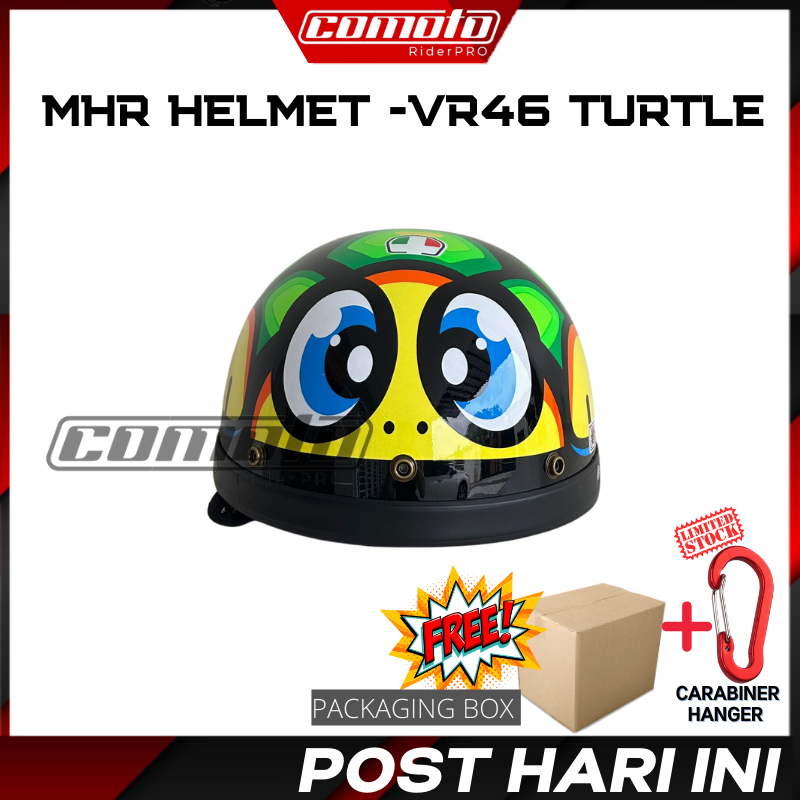 100% Original MHR III Steng Kura Kura Half Cut Helmet (All packing in box) | Shopee Malaysia