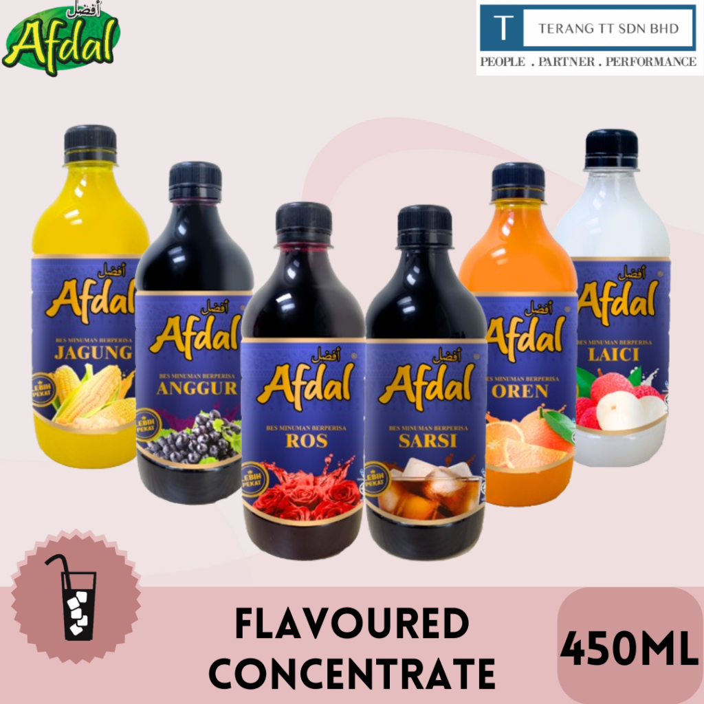 AFDAL Flavoured Concentrate 450ml | Shopee Malaysia