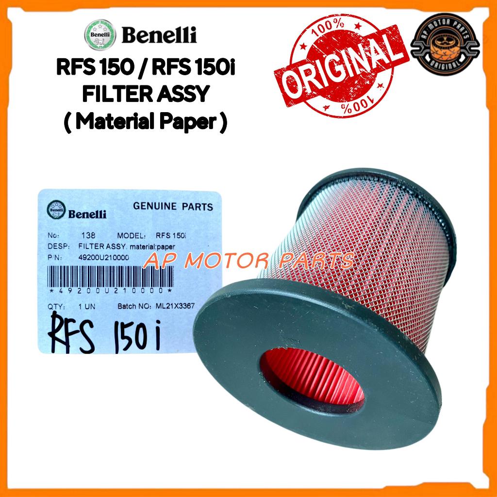 100% ORIGINAL BENELLI RFS150i RFS 150i AIR FILTER AIR CLEANER PENAPIS ...