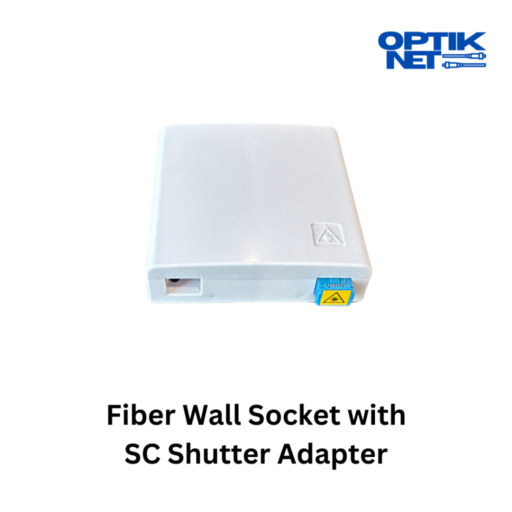 FTTH Fiber Wall Socket with SC Shutter Adapter FWS | Shopee Malaysia