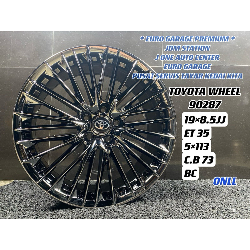 TOYOTA DESIGN WHEELS 19INC VELLFIRE ALPHARD ESTIMA CAMRY | Shopee Malaysia