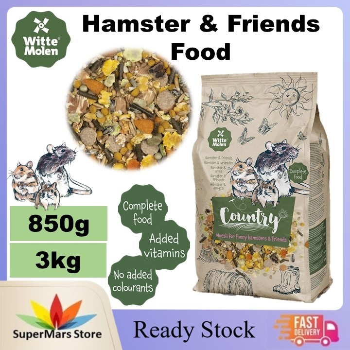 Witte Molen Country Hamster & Friends (3kg/850g) | Shopee Malaysia