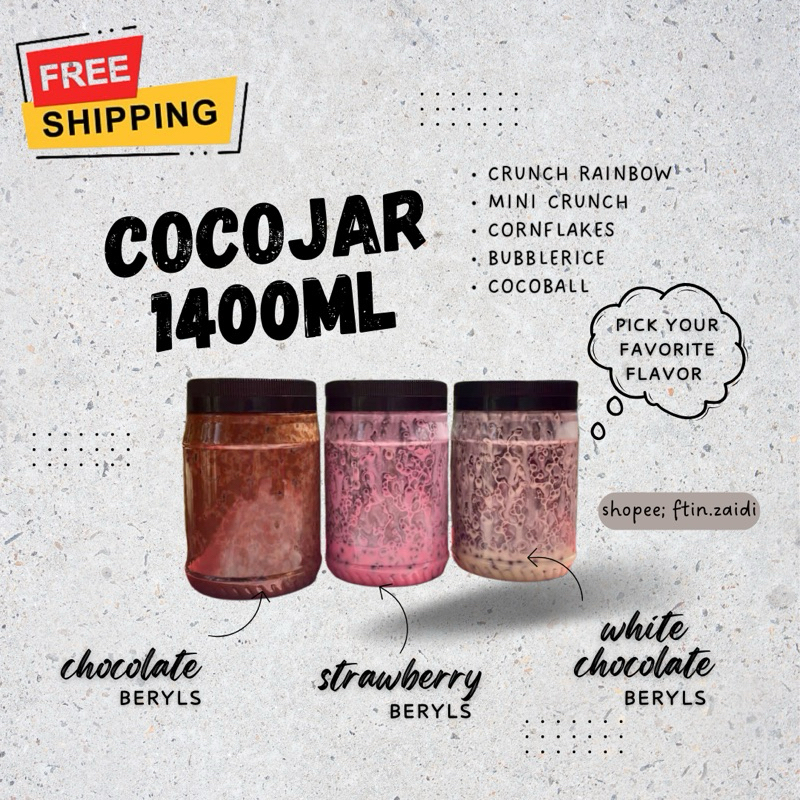 [Saiz 1400ml] Choco Jar Harga Borong Delicious Handmade Homemade Dark ...