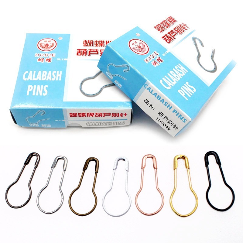 100pcs Pin Tudung Safety Pin Pear Pin Pin Hijab Calabash Pin | Shopee ...