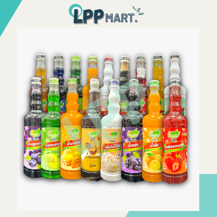 DING FONG Squash Kordial Ice BLended Flavour Perasa Air Thailand (760ML ...