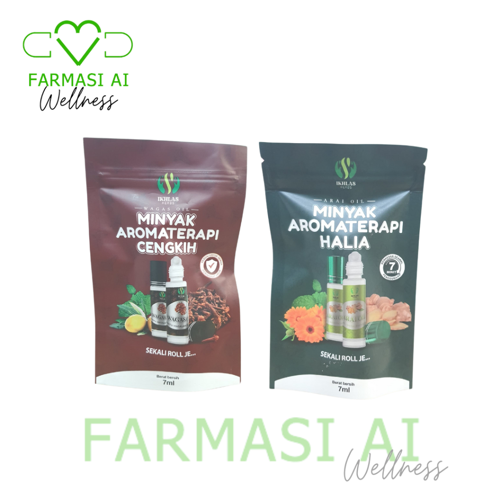 Ikhlas Herbs Minyak Aromaterapi Cengkih/Halia 7ml (Exp date in the ...