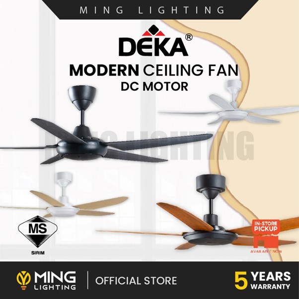 DEKA Ceiling Fan Kipas Siling XR10 F5DC BABY LED AC DC Motor Remote ...