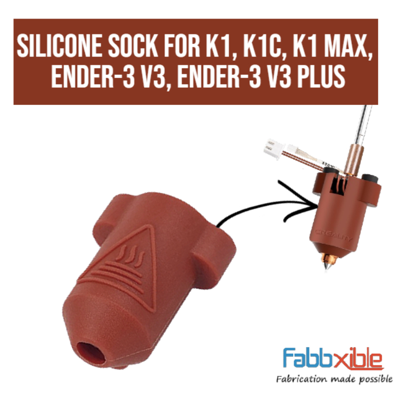 Creality Ceramic Heating Block Silicone Sock for K1, K1C, K1 Max, Ender ...