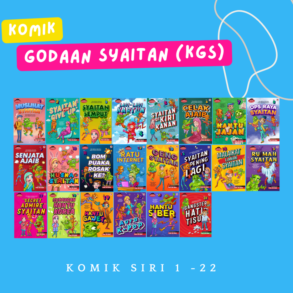 [KGS] Komik Godaan Syaitan Siri 1 - 22 | Komik Kanak-Kanak | Pak Cik ...