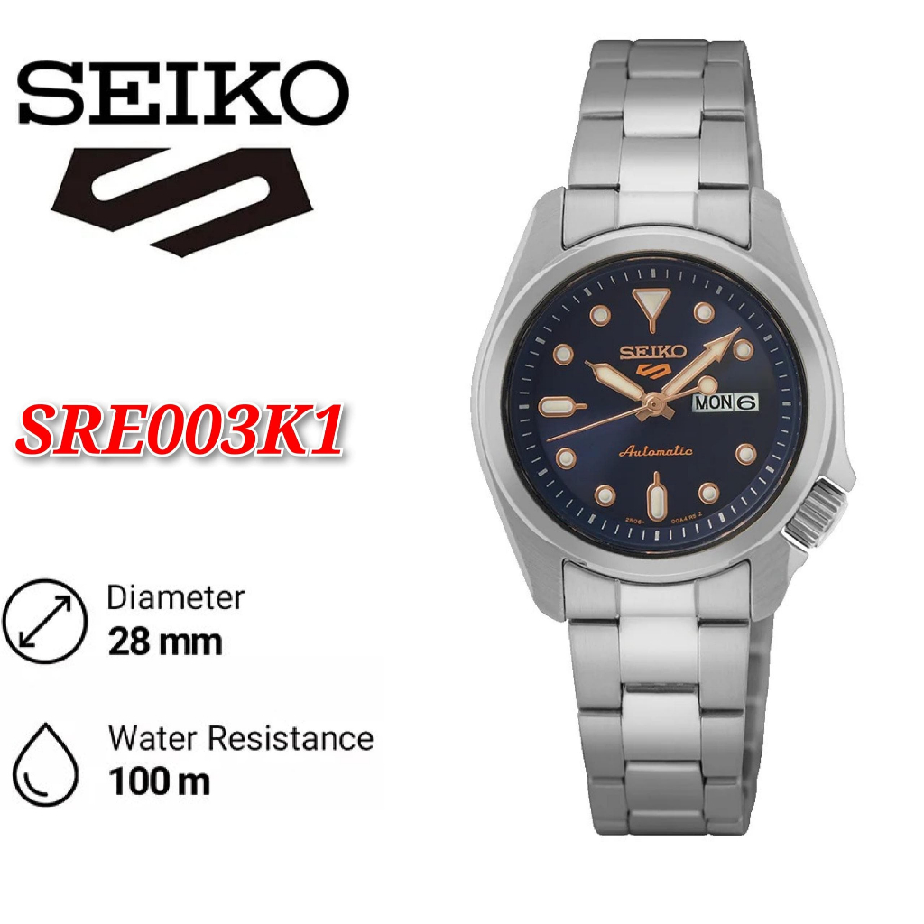 Seiko 5 Sports Superman SRE003K1 Automatic Blue Dial Hardlex Crystal ...