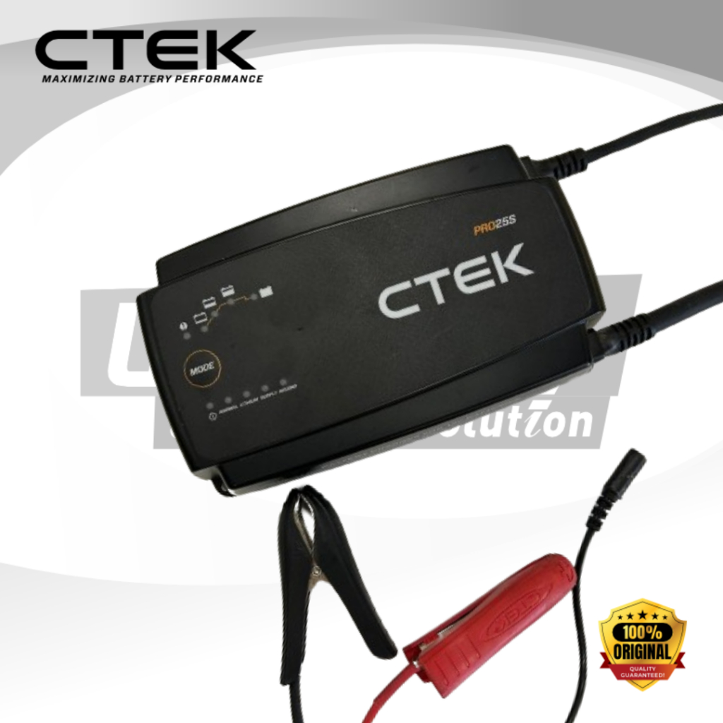 CTEK Pro25s Battery Charger – 25A 12V Lead Acid, Lithium-ion car ...