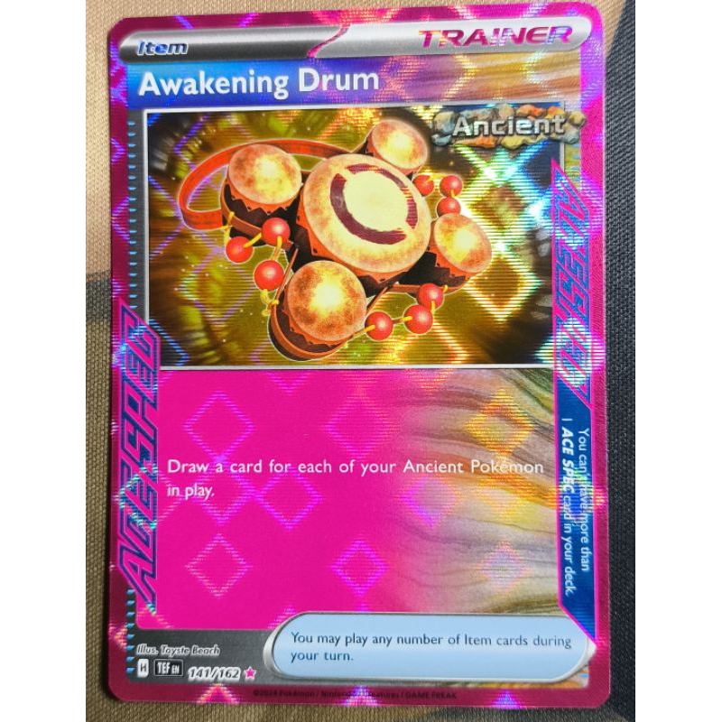 POKÉMON PTCG SV05: Temporal Forces 141/162 Awakening Drum | Shopee Malaysia