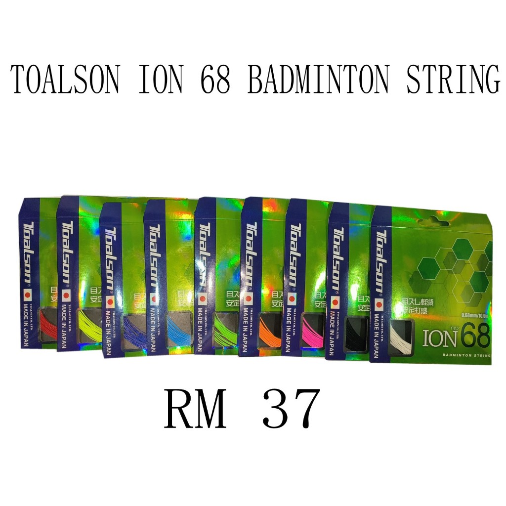 Toalson Ion 68 Badminton String Made in Japan (0.68mm) | Shopee Malaysia