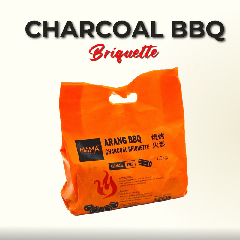 ARANG BBQ BRIKET BRIQUETTE CHARCOAL 1KG | Shopee Malaysia