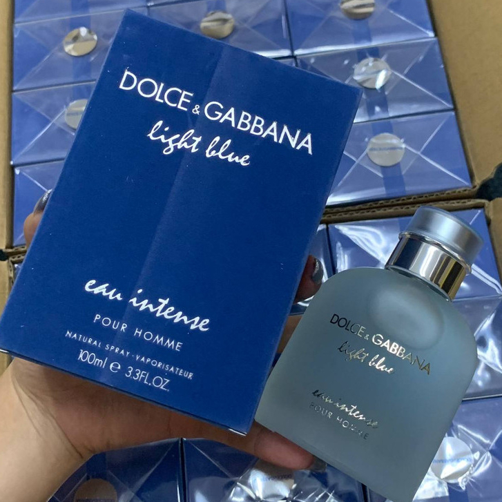 (ORI) LIGHT BLUE POUR HOMME EAU INTENSE 100ML FOR MEN ORIGINAL MINYAK ...