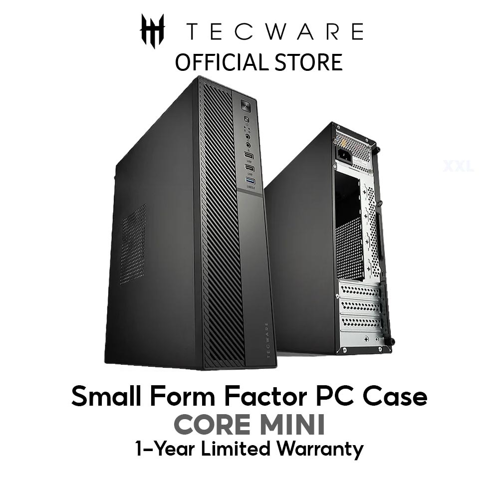 TECWARE CORE MINI SFF M-ATX WITH 250W PSU PC CASE / CASING | Shopee ...