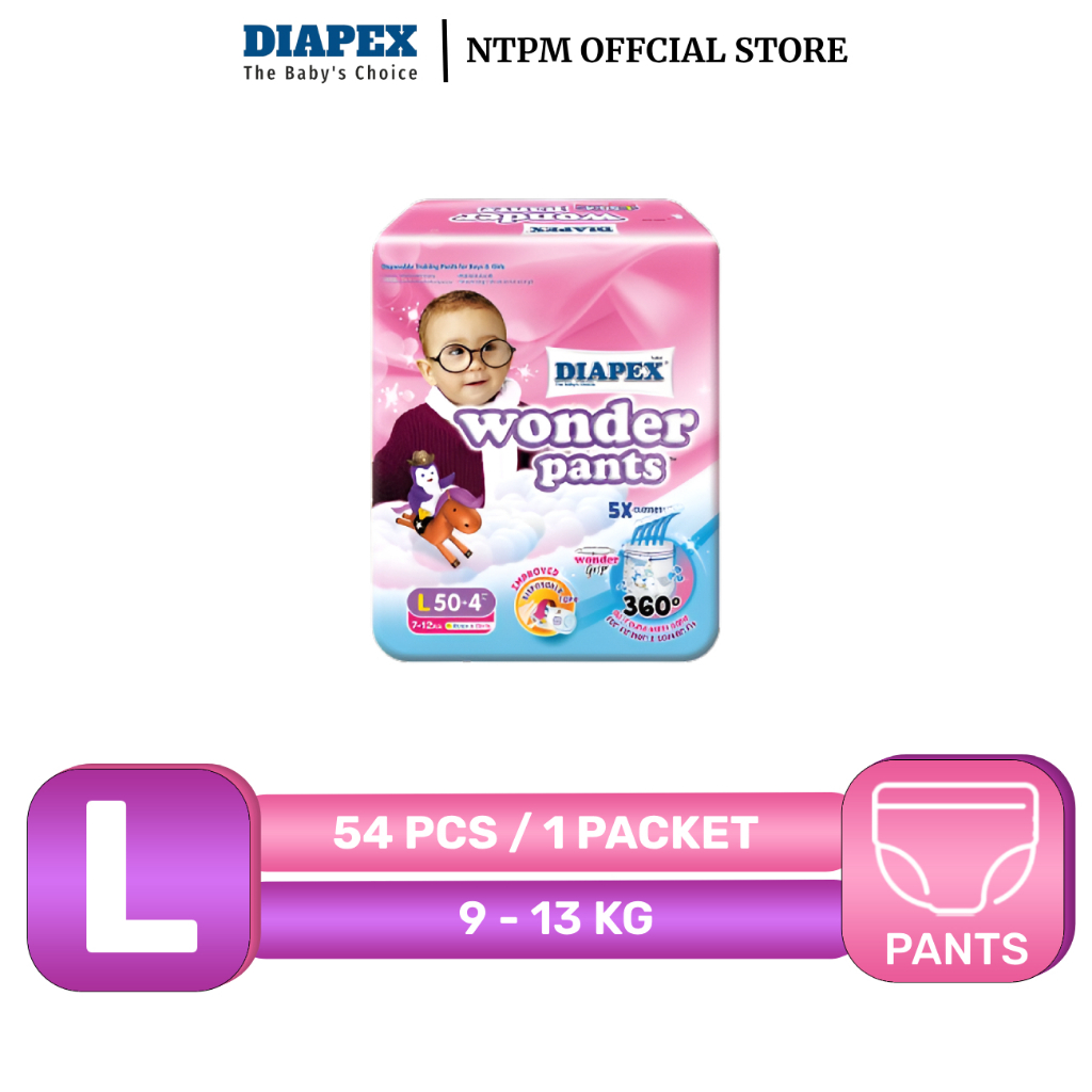 Diapex Wonder Pants Super Jumbo L (54S) | Shopee Malaysia