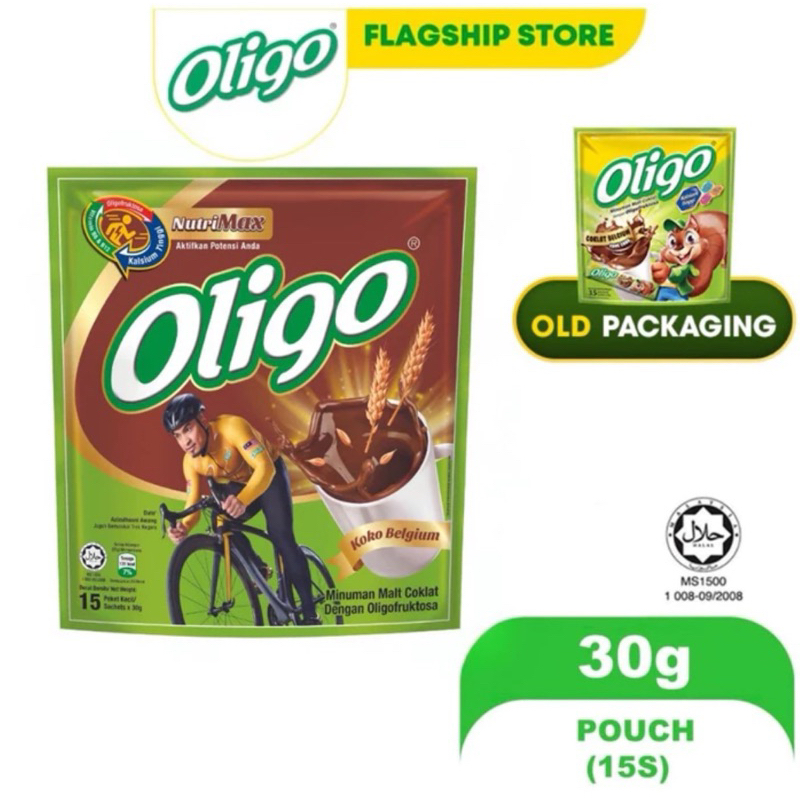 Oligo 3 in 1 Choco Malt (15x30g) (new packaging) | Shopee Malaysia