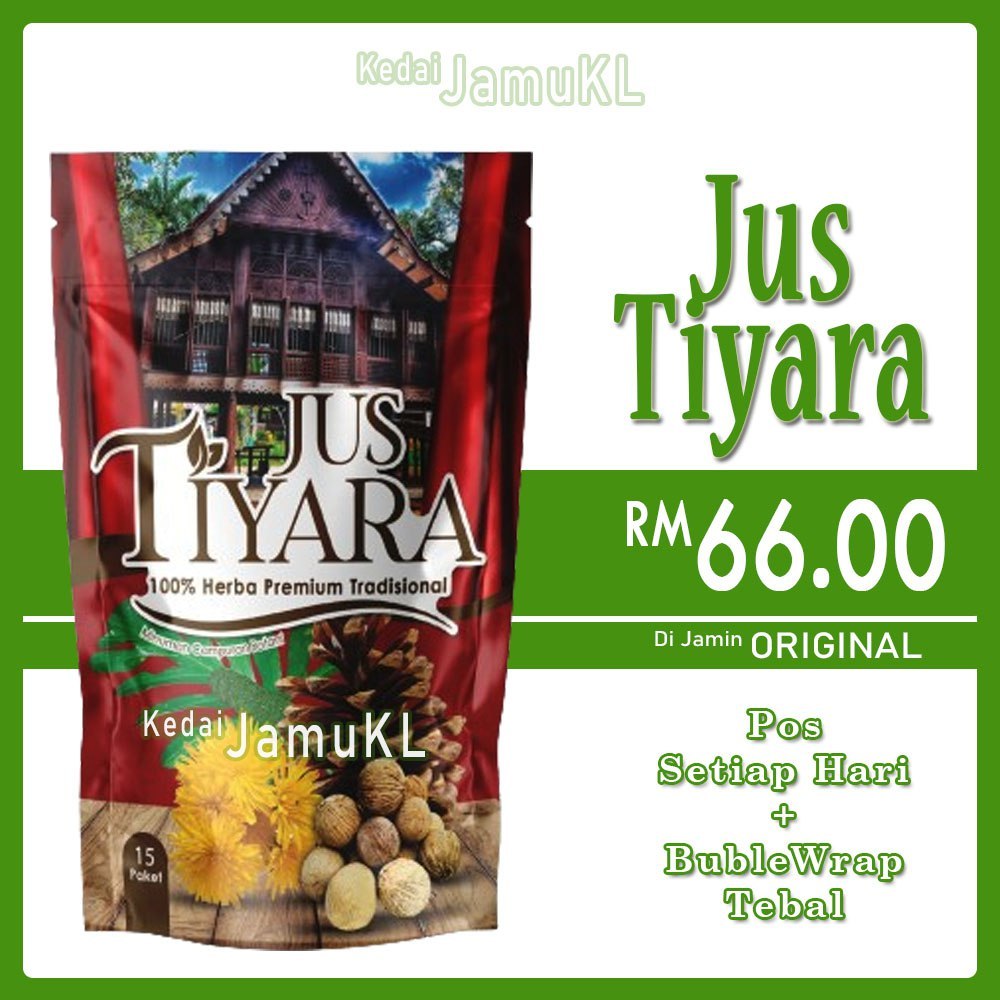 ORIGINAL HQ Jus Tiyara Minuman Herba Premium Tradisional semula jadi | Shopee Malaysia