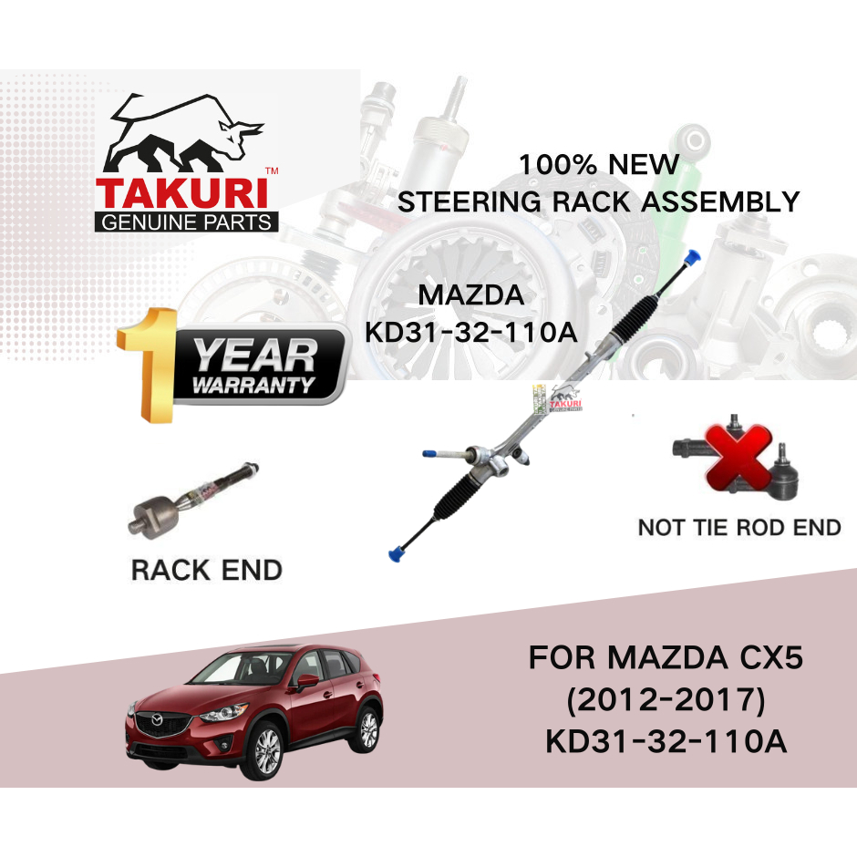 100% NEW STEERING RACK ASSY ASSEMBLY KD31-32-110A FOR MAZDA CX5 (2012-2017) | Shopee Malaysia