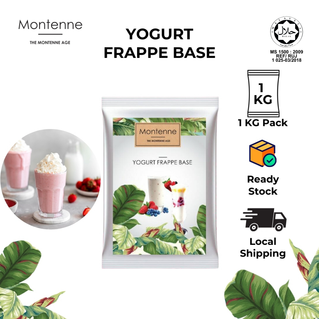 Montenne Yogurt Frappe Base Powder 1KG | Shopee Malaysia