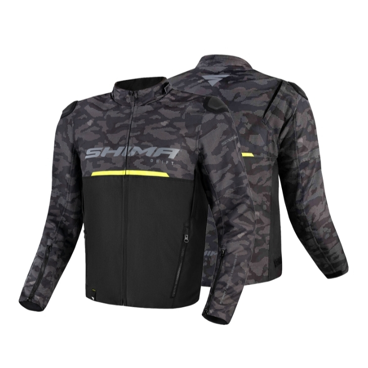 SHIMA DRIFT MEN MOTORCYCLE JACKET - CAMO | Shopee Malaysia