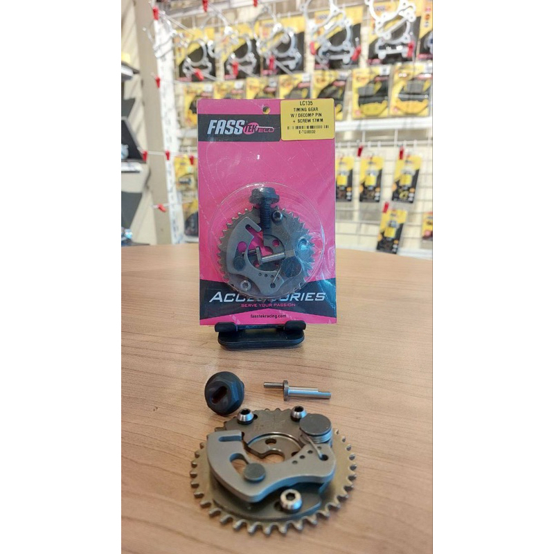 Fasstek Adjustable Cam Pulley With Decomp Pin Timing Chain Gear Yamaha ...