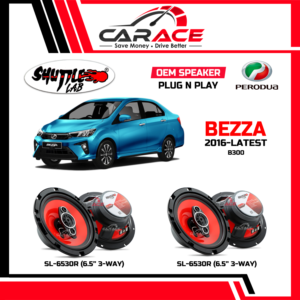 SHUTTLE LAB Speaker BEZZA Plug and Play Speaker PNP Front Rear Door 6 ...