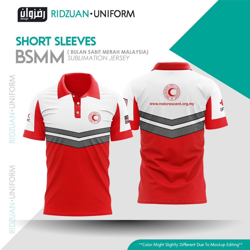 [ READY STOCK ] TSHIRT JERSEY SUBLIMATION BSMM PEMIMPIN ( KELABU ...