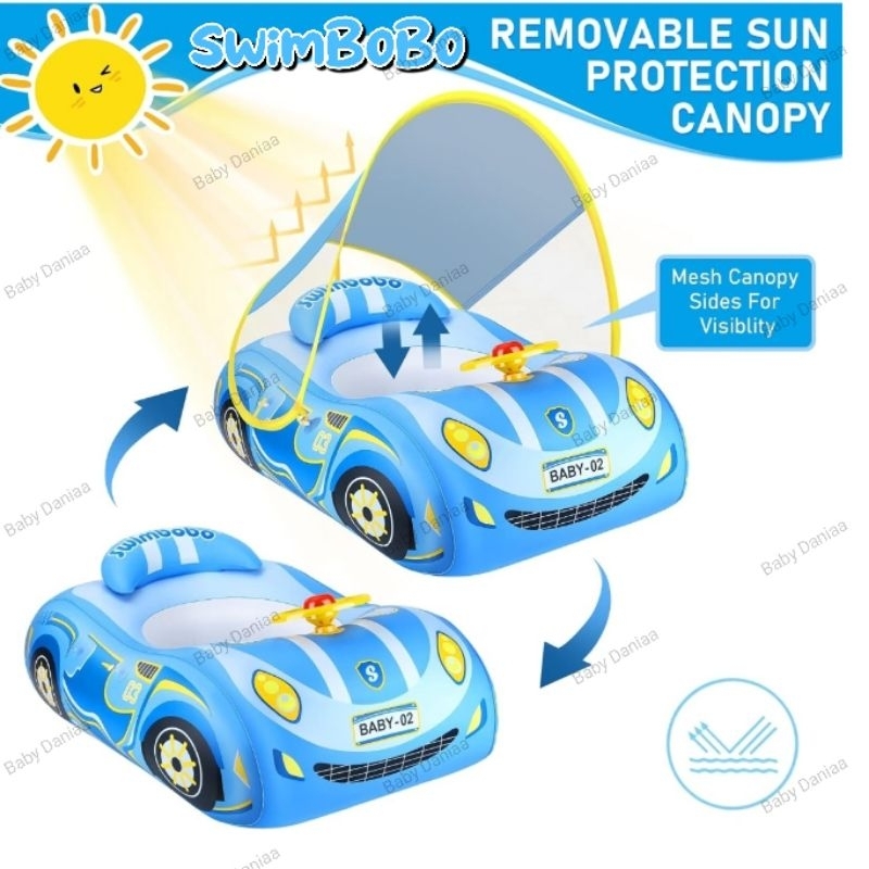 Swimbobo Float car styling baby cartoon removable awning swimbobo ...
