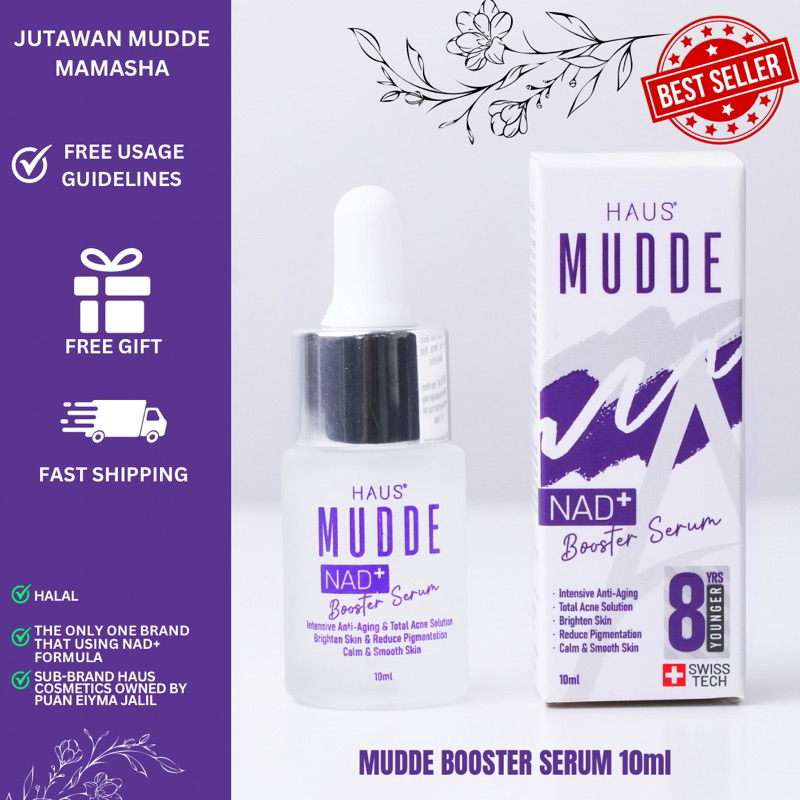 MUDDE NAD+ BOOSTER SERUM 10ML TRIAL | Shopee Malaysia