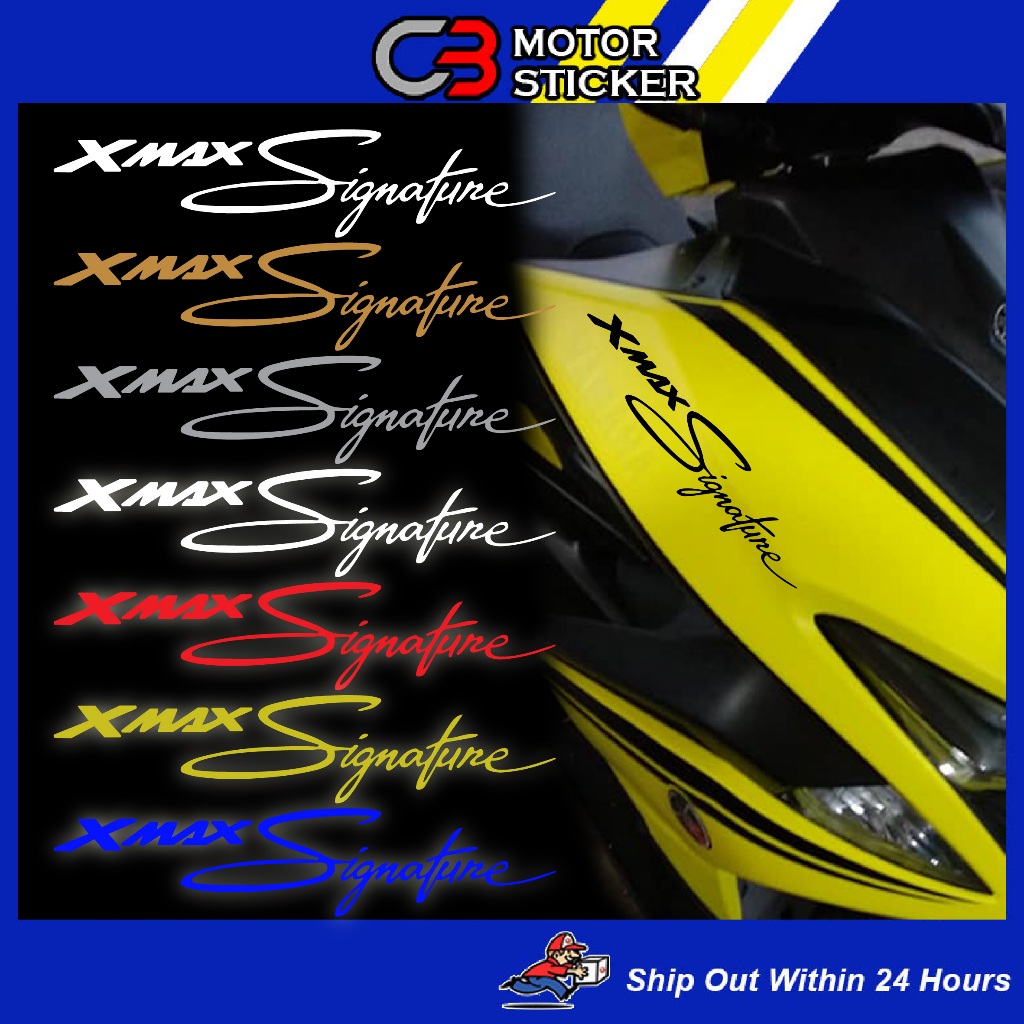 YAMAHA XMAX SIGNATURE STIKER MOTOR / M604 | Shopee Malaysia