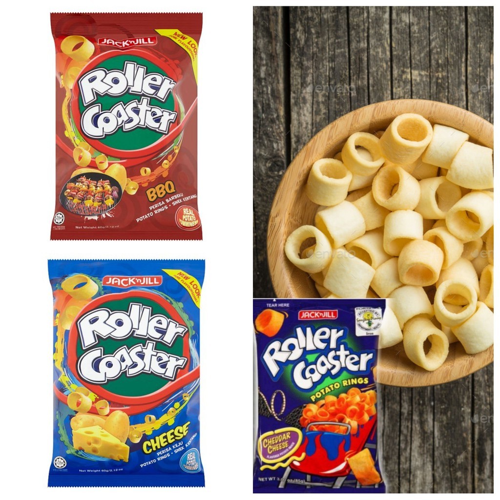 (15g x 30pcs) Jack' n Jill Roller Coaster Potato Ring Snack/ Jack' Jigs ...