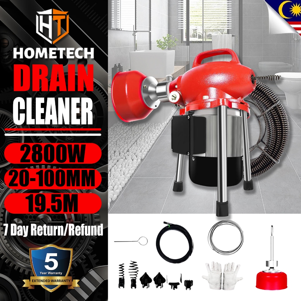 🔥5-year warranty🔥20-100mm Pipe Cleaner Floor Drain Clogged Cleaning ...