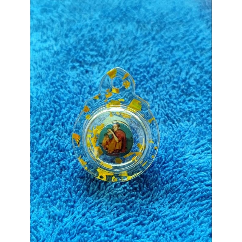 Excellent First Batch Loop Om Tian Chai With LP Koon Photo And Gold ...