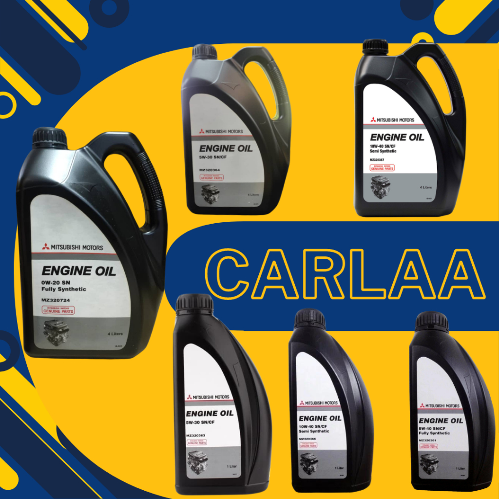 ORIGINAL MITSUBISHI ENGINE OIL 0W20 5W30 5W40 10W40 1LITER AND 4LITER ...