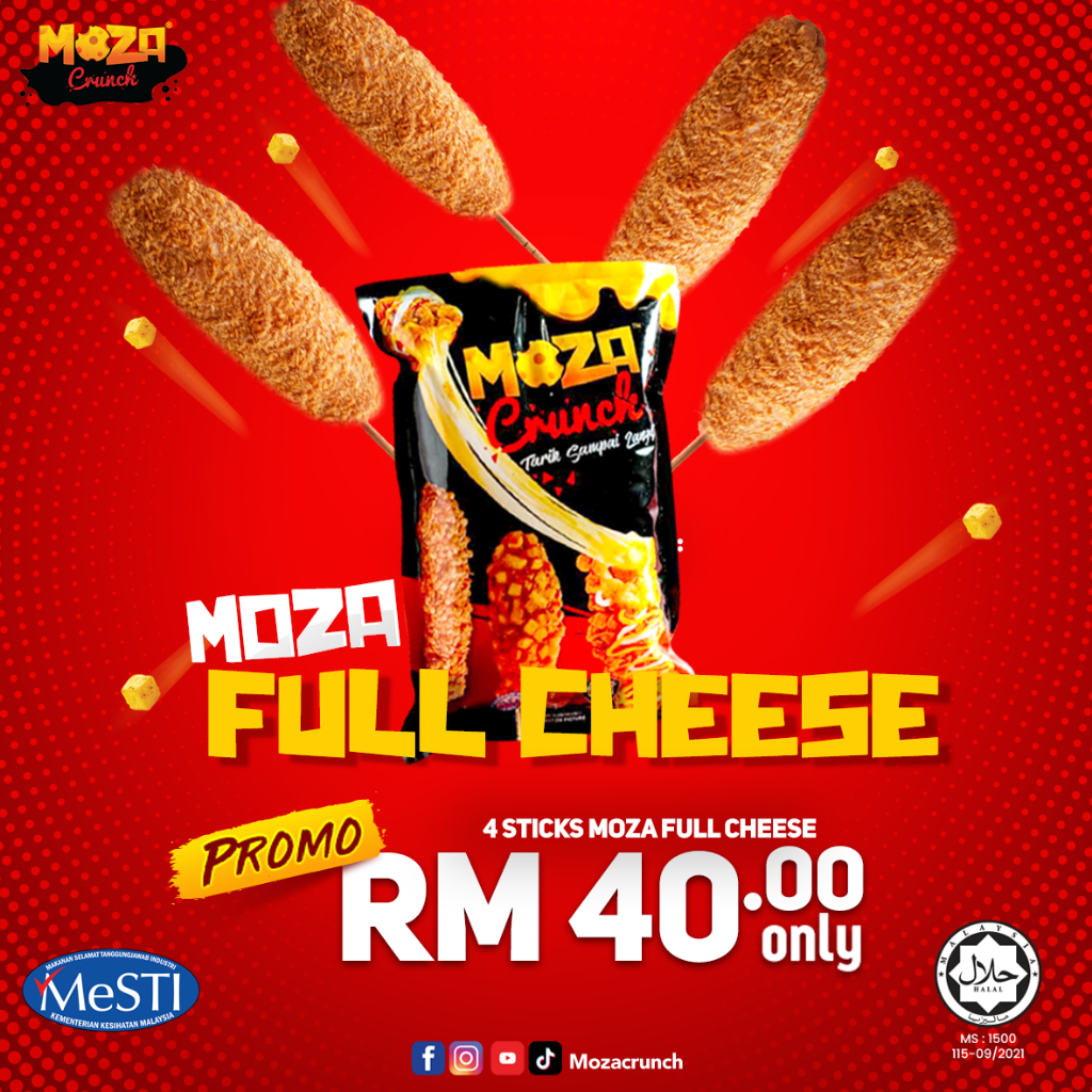 MOZA FULLCHEESE BY MOZACRUNCH (CORNDOG FROZEN) | Shopee Malaysia