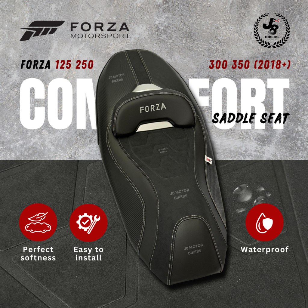 HONDA FORZA V1 125 250 300 350 (2018+) COMFORT SEAT CUSHION SEAT WITH ...