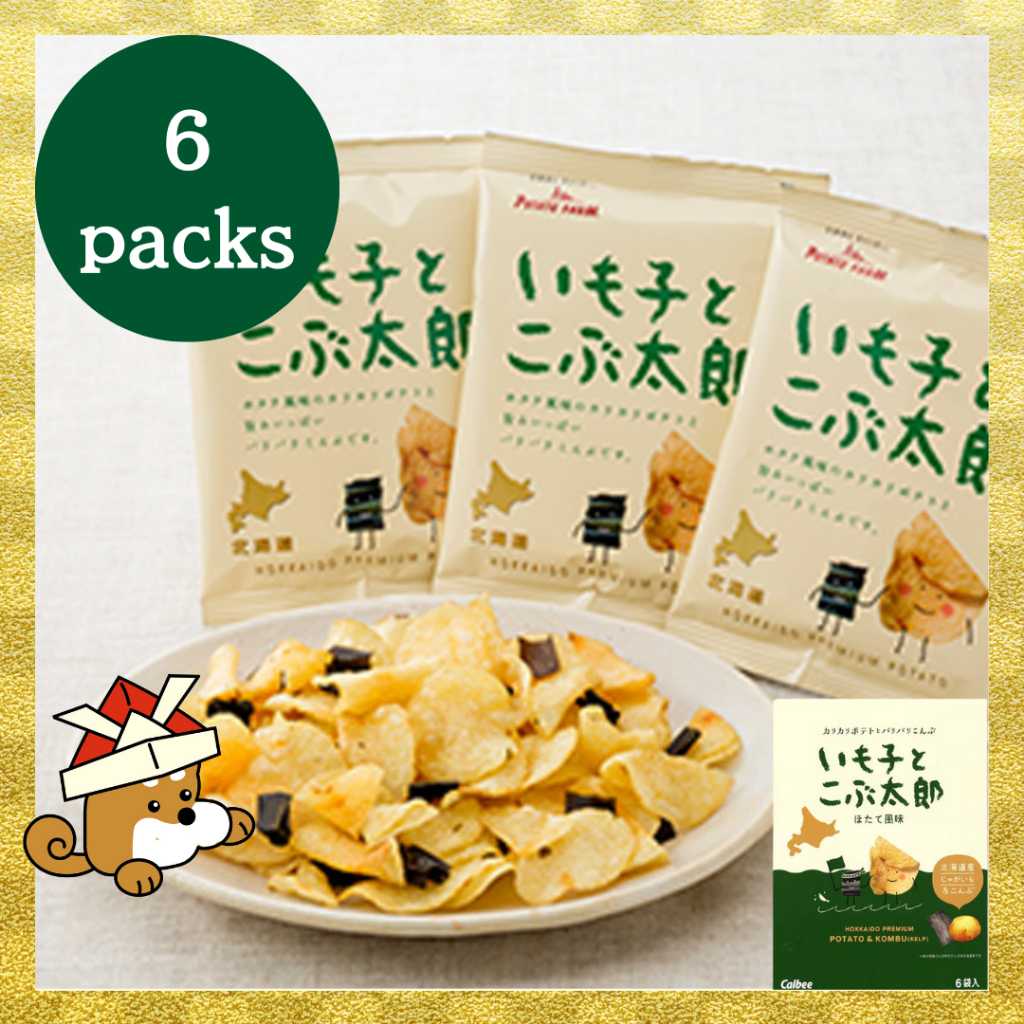 Calbee Imoko & Kobutaro Scallop-Flavored 15g x 6packs / Box 【Direct from Japan】 | Shopee Malaysia