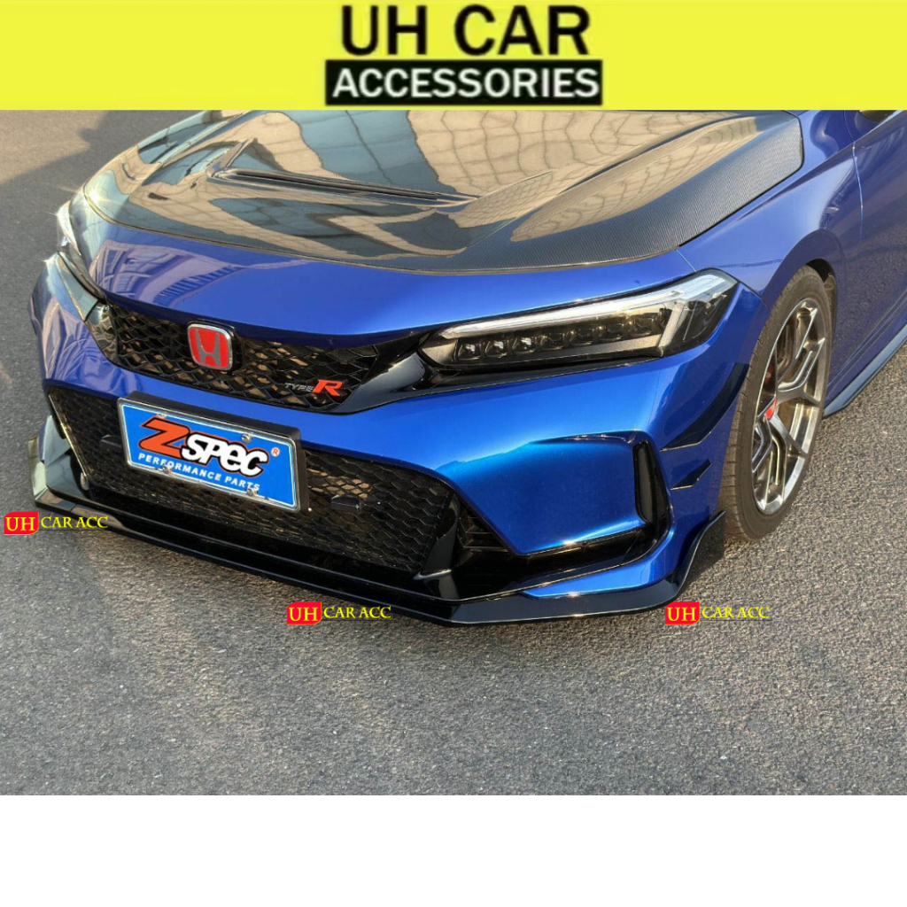 HONDA CIVIC FE TYPE R 2022 2023 2024 RS FRONT LIP DIFFUSER | Shopee ...