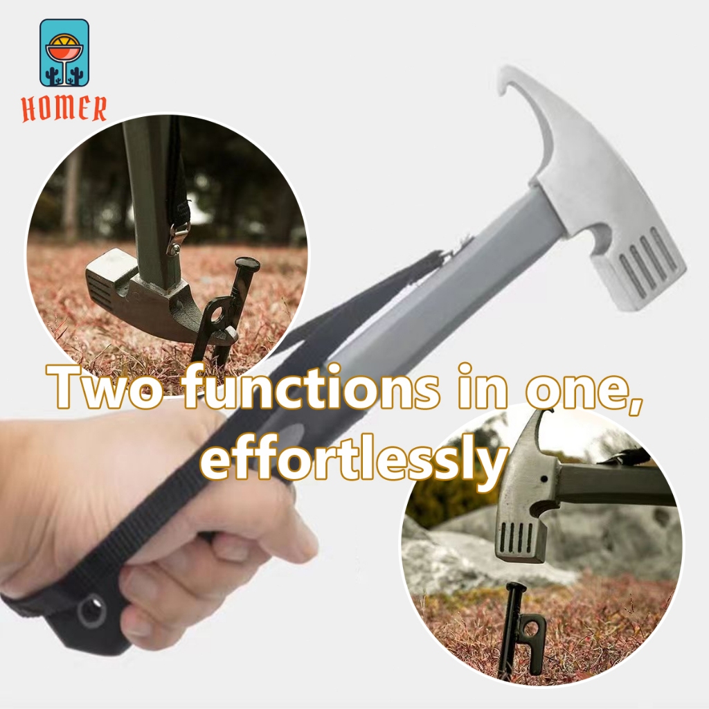Must-have camping hammer Tent peg hammer Multifunctional claw hammer ...