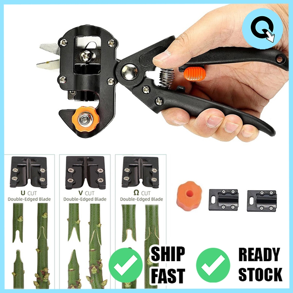 QFL Garden Grafting Tool Pruner Kit Set for Fruit Tree Grafting Plant ...