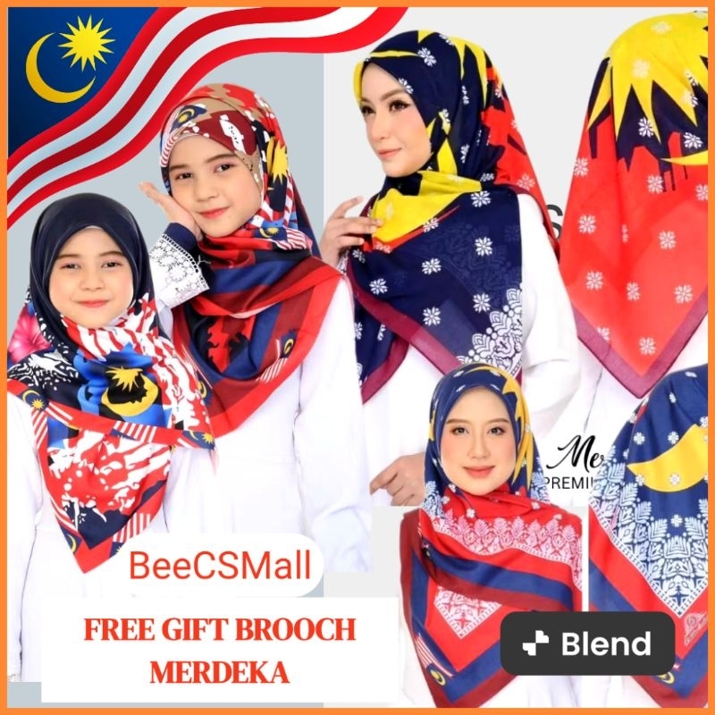 Tudung Merdeka Dewasa & Kanak kanak | Tudung Merdeka Budak | Tudung ...
